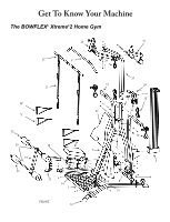 Get To Know Your Machine | Bowflex Xtreme 2 | Assembly Manual (Page 2)