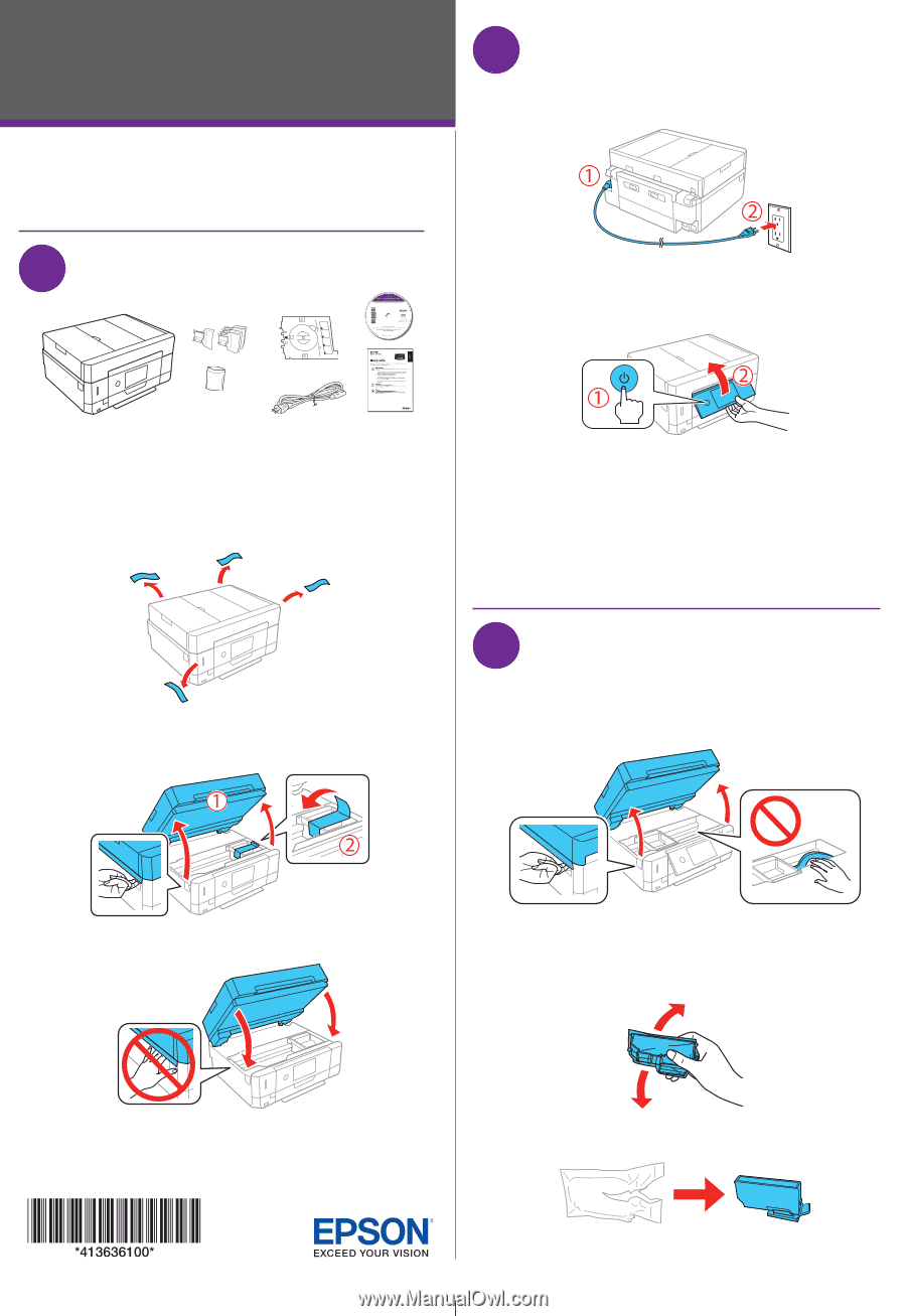 Epson XP-7100 | Start Here - Installation Guide