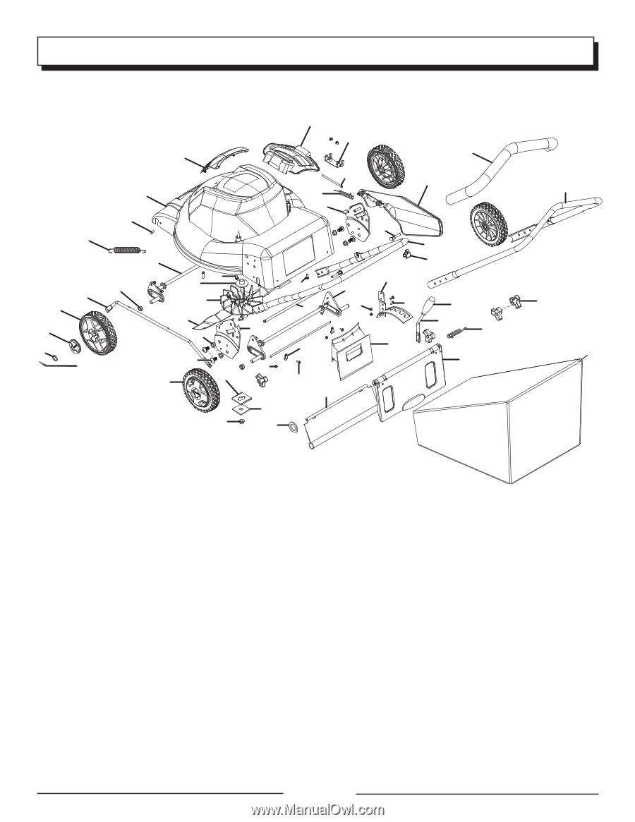 Model Ut13120 - parts list | Homelite UT13124 | User Manual (Page 19)