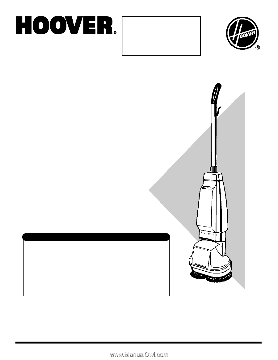 Hoover F4300 | Manual