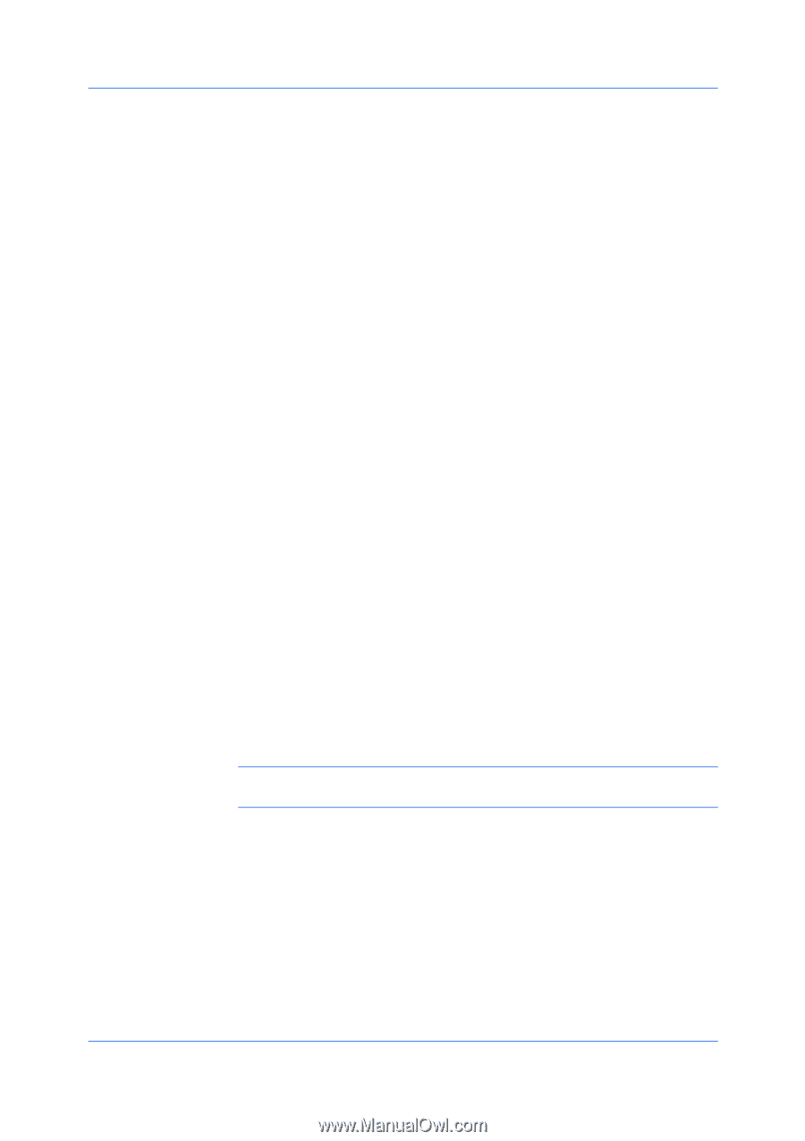 Printing with User Login, Administrator Settings | Kyocera TASKalfa ...