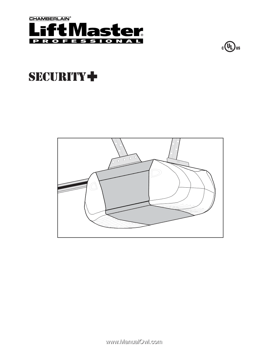 LiftMaster 3280 | 3280 Manual