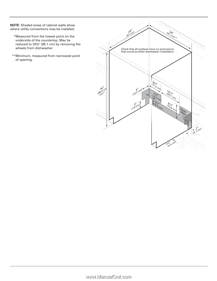 Cabinet Cutout Dimensions - installation | Maytag MDB4949SDM ...