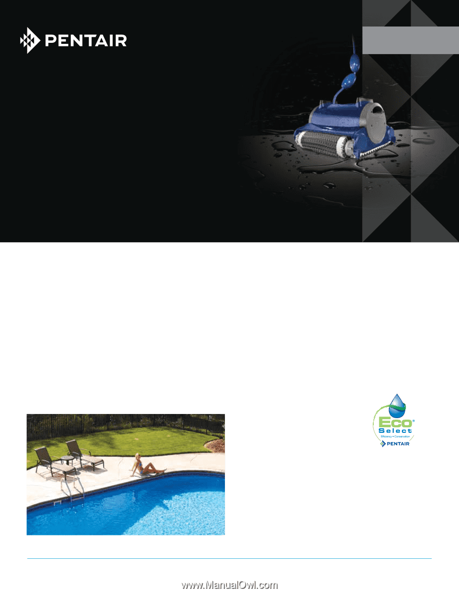 Pentair Kreepy Krauly Prowler 820 Robotic Inground Pool Cleaner | English