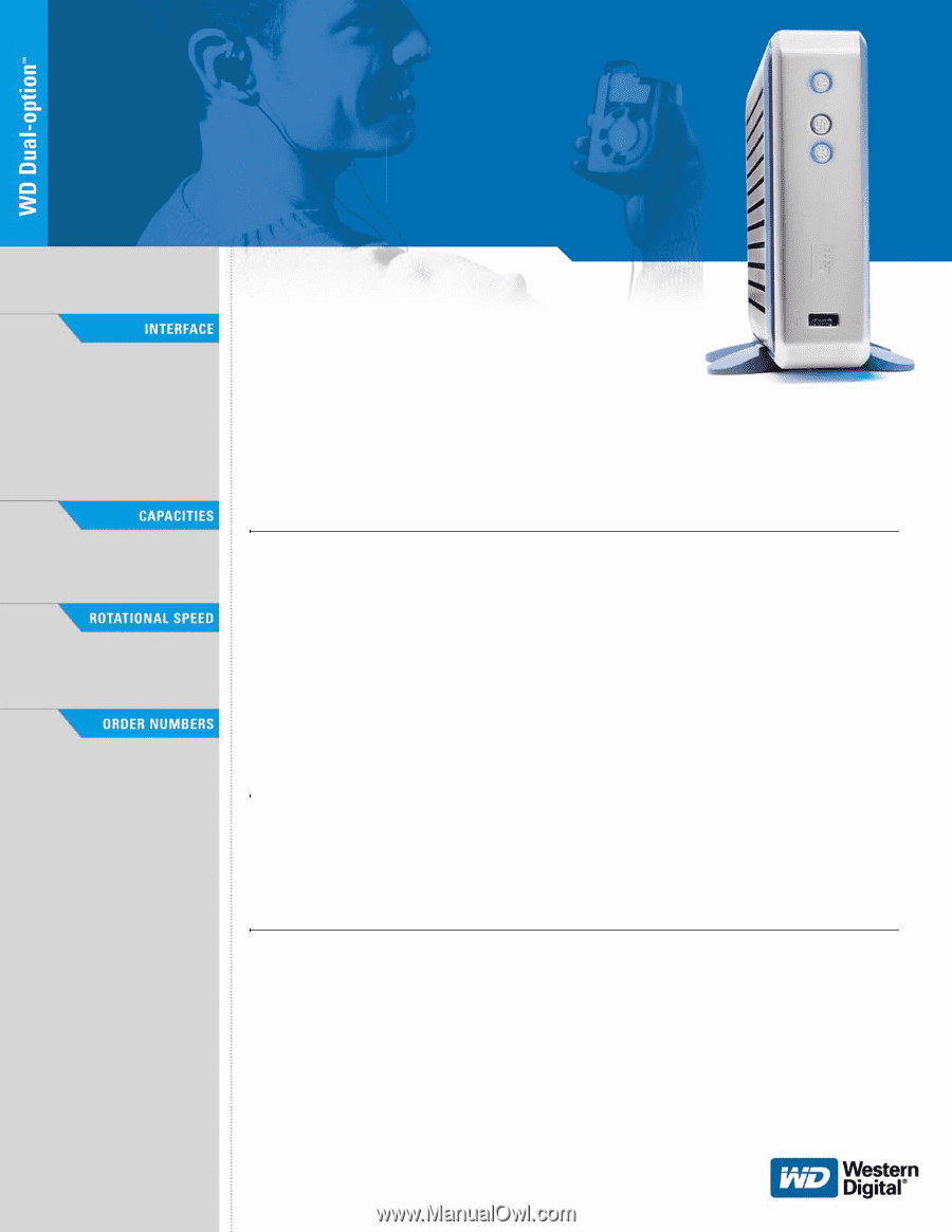 Western Digital WD800B015 | Product Specifications (pdf)