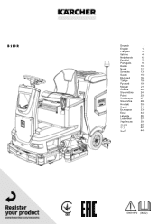 Karcher B 110 R Bp Pack 170Ah AGMD75DOSE Manual