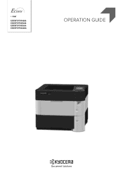 Free PDF manual download for the Kyocera ECOSYS P3055dn ECOSYS P3045dn ...