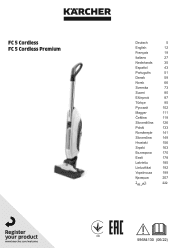 Karcher FC 5 Cordless Manual