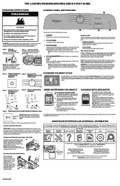 Whirlpool WTW500CM Manual