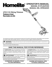 Homelite UT41110 Manual