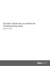 Dell PowerSwitch S4048-ON Manual